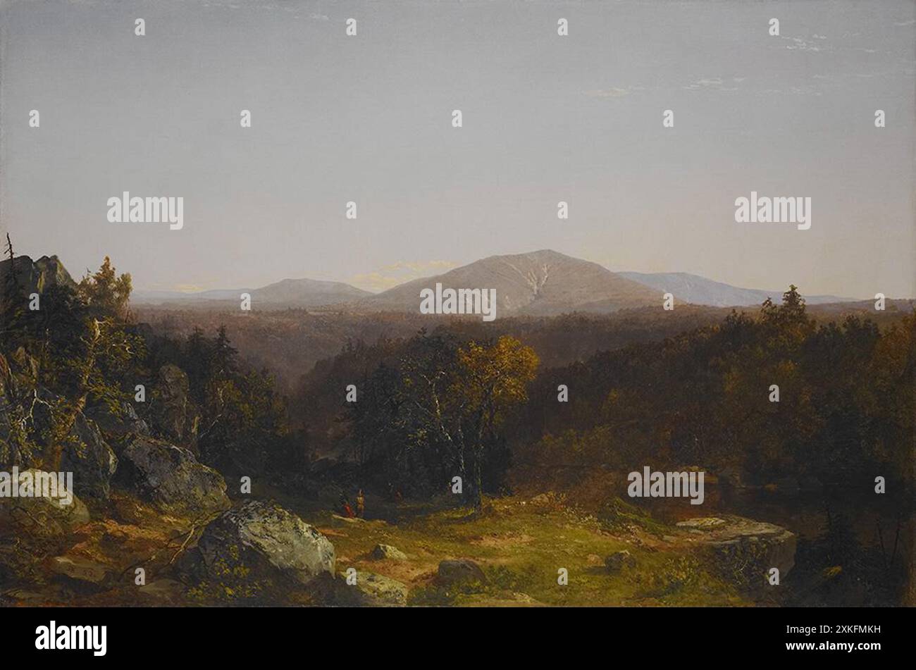 John Frederick Kensett - View of Mount Washington -Crystal Bridges ...