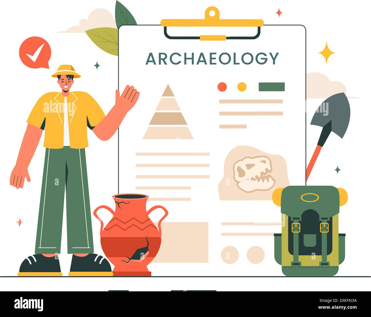 Dinosaur skeleton in a museum Stock Vector Images - Alamy