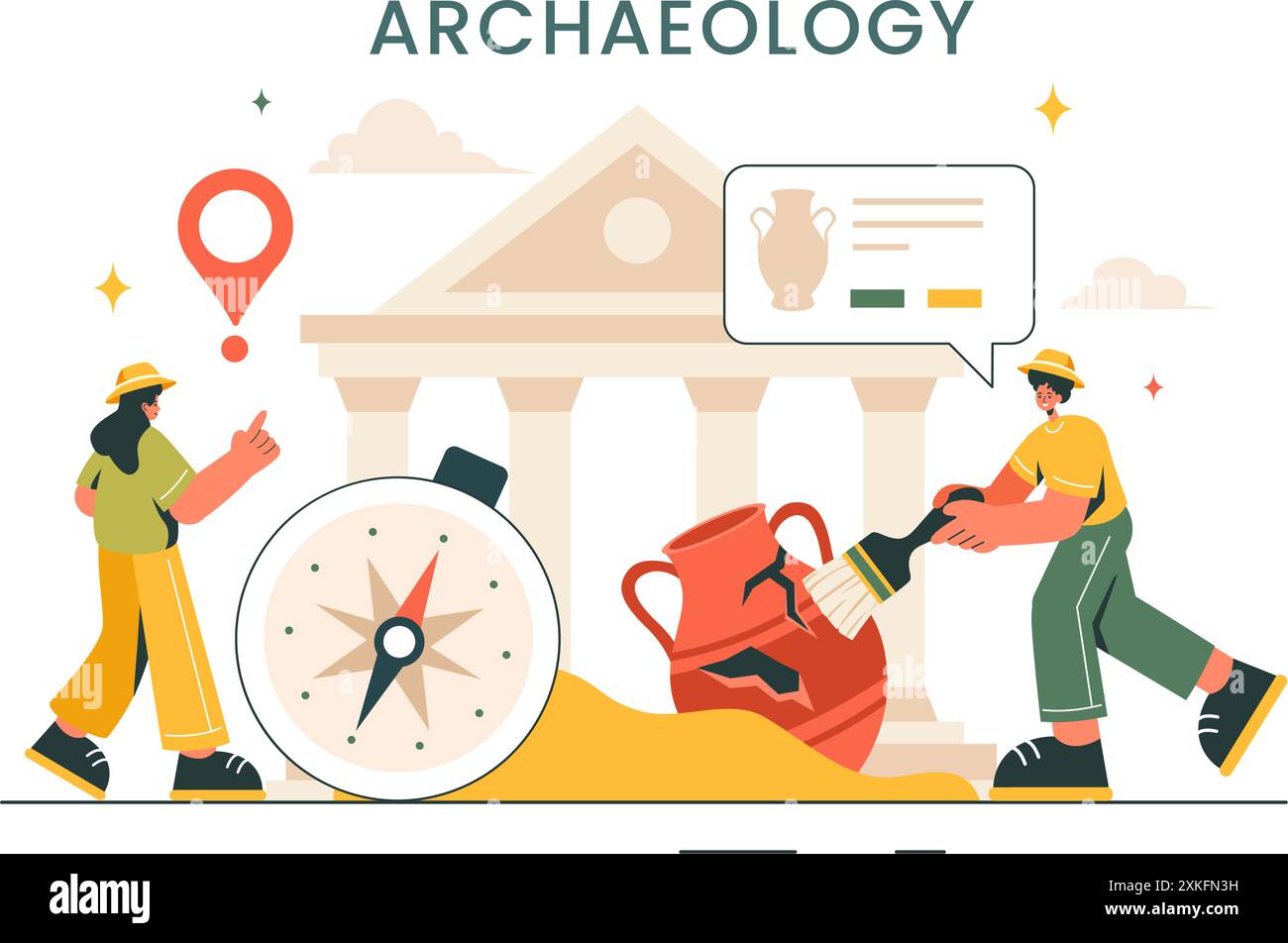 Dinosaur skeleton in a museum Stock Vector Images - Alamy