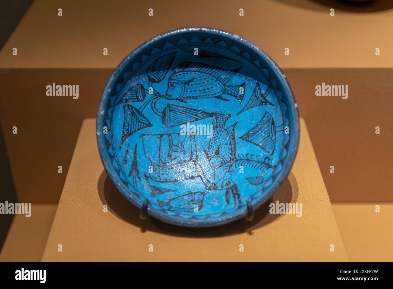 People visit the grand exhibition "On Top of the Pyramid: The ...