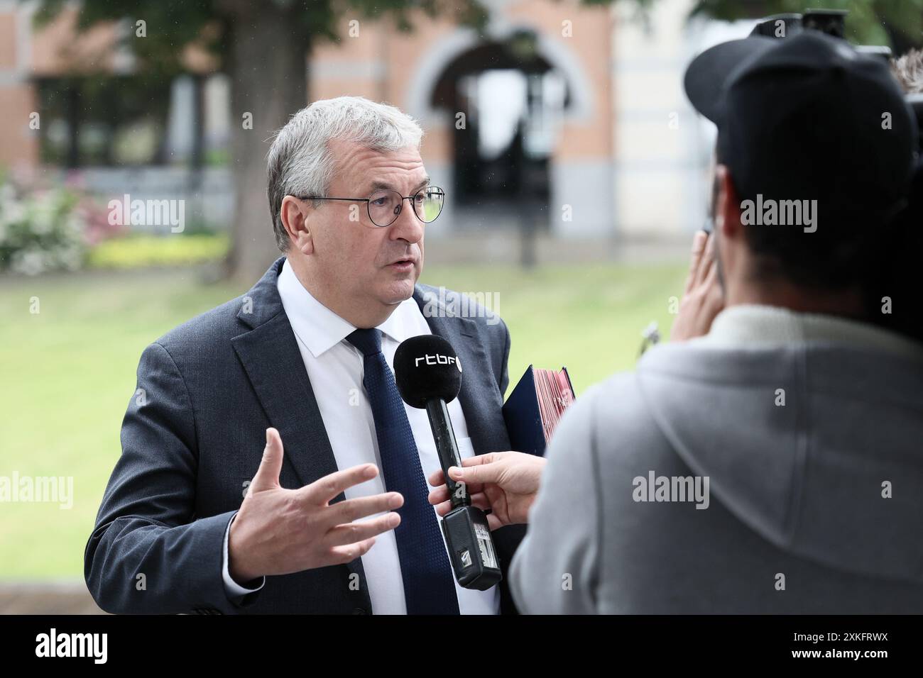 Walloon vice-minister president Pierre-Yves Jeholet pictured at the ...