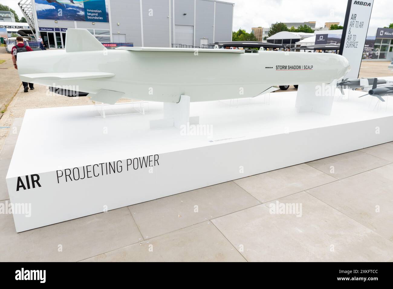 MBDA Storm Shadow / SCALP missile weaponry on display at Farnborough ...