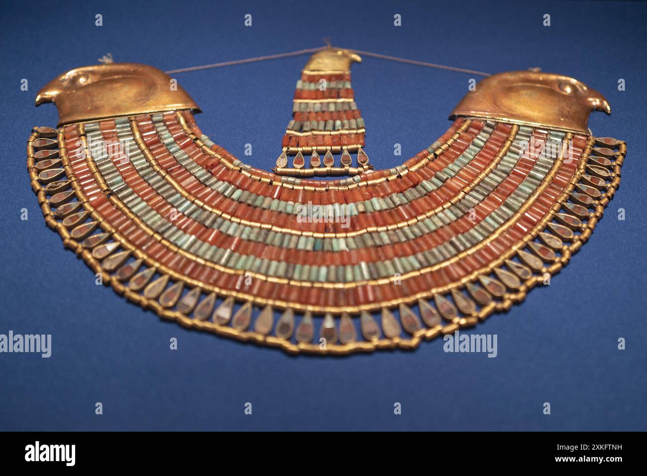 People visit the grand exhibition "On Top of the Pyramid: The ...