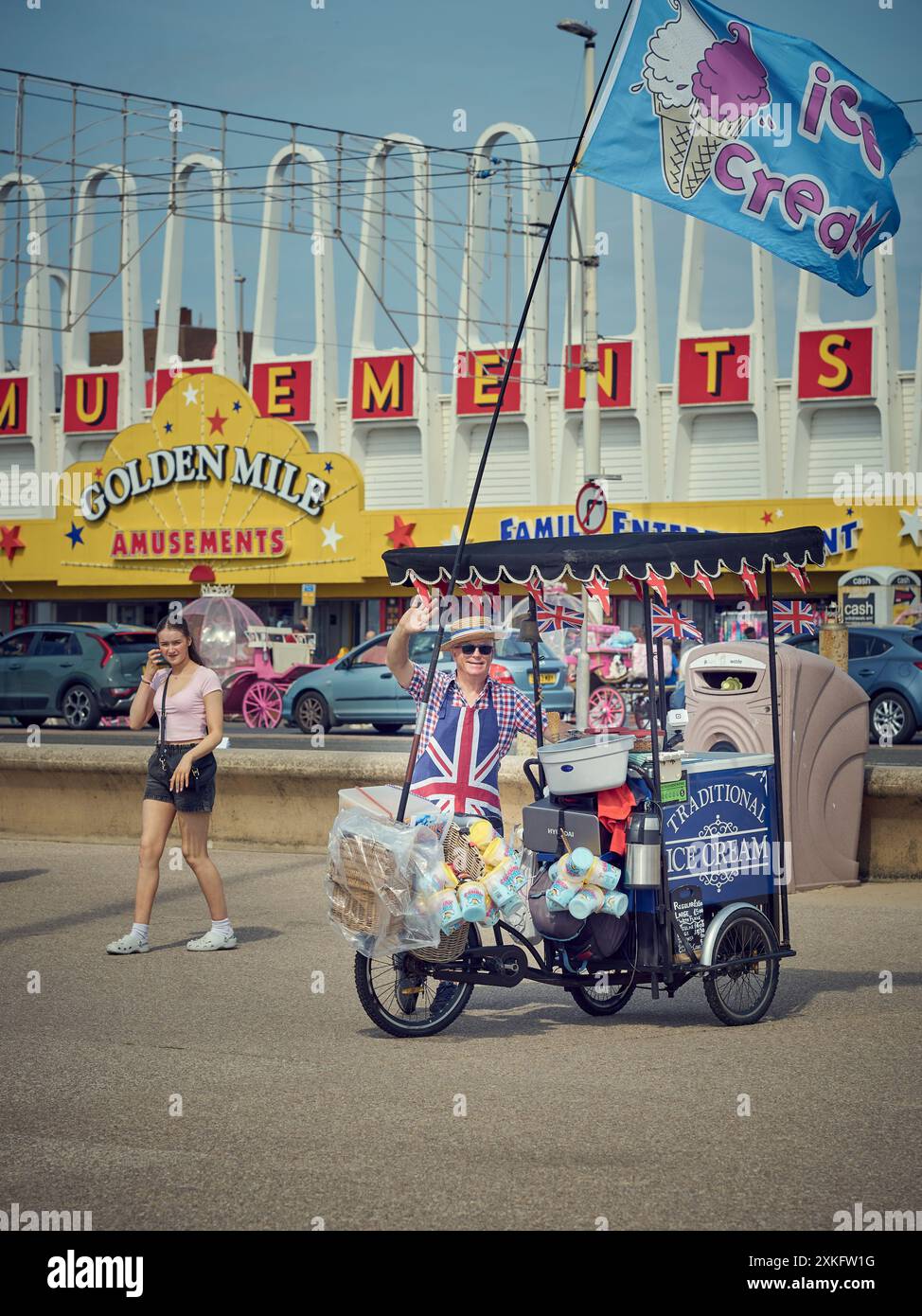 Blackpool union jack hi-res stock photography and images - Alamy