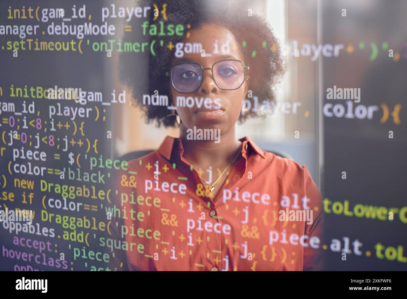 African american software developer visual hi-res stock photography and images - Alamy