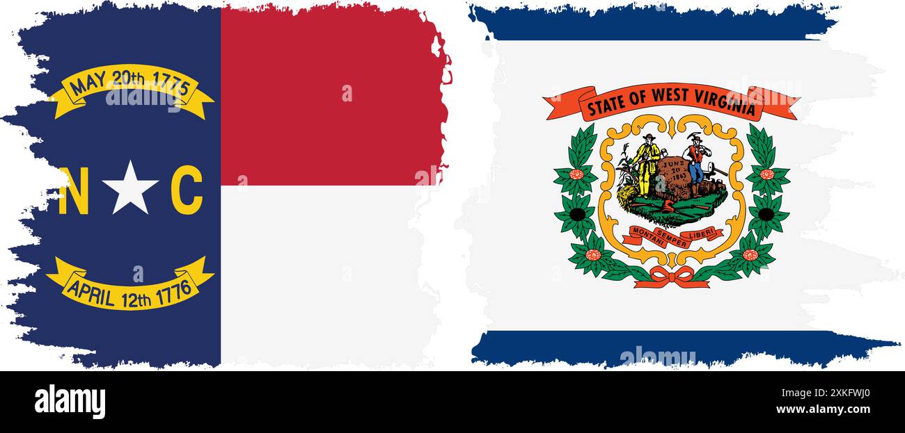 North carolina west virginia Cut Out Stock Images & Pictures - Alamy