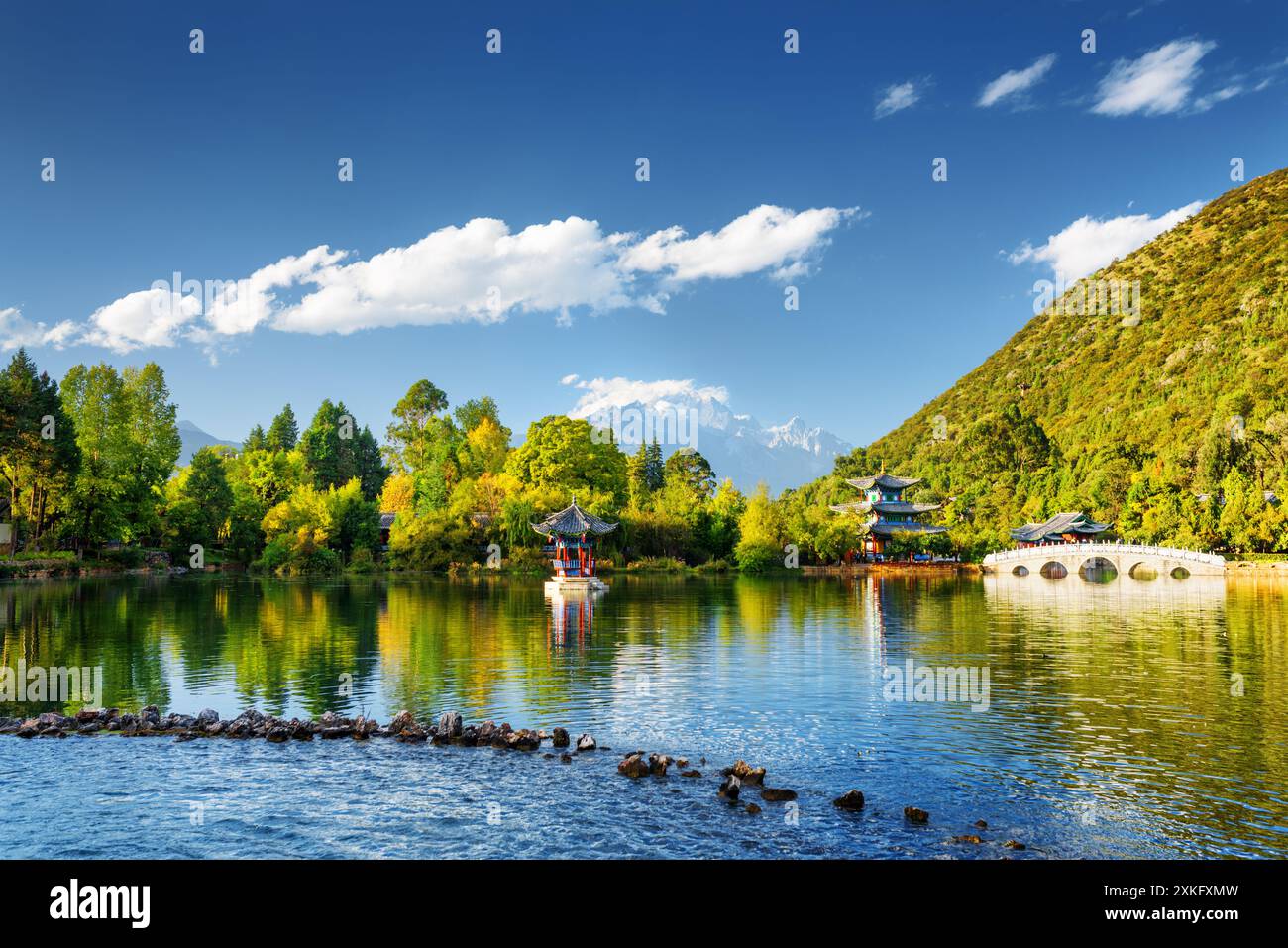 The Black Dragon Pool, Lijiang, Yunnan province, China Stock Photo - Alamy