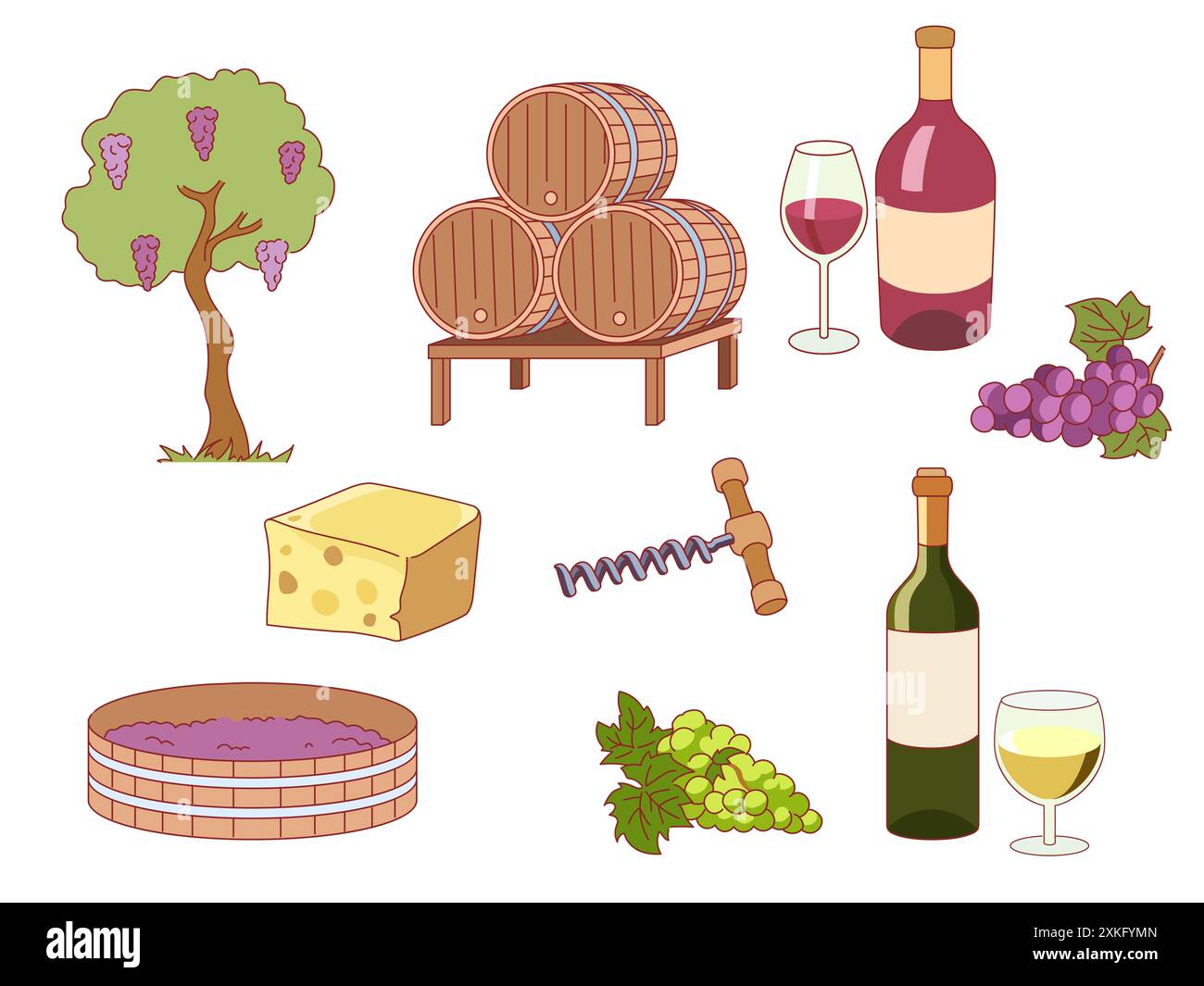 Winery noble Stock Vector Images - Alamy