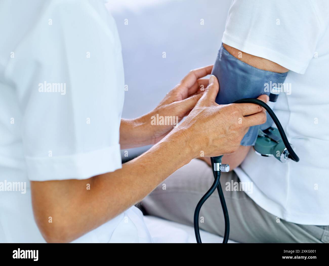 Health wellness nurse measuring hi-res stock photography and images - Alamy