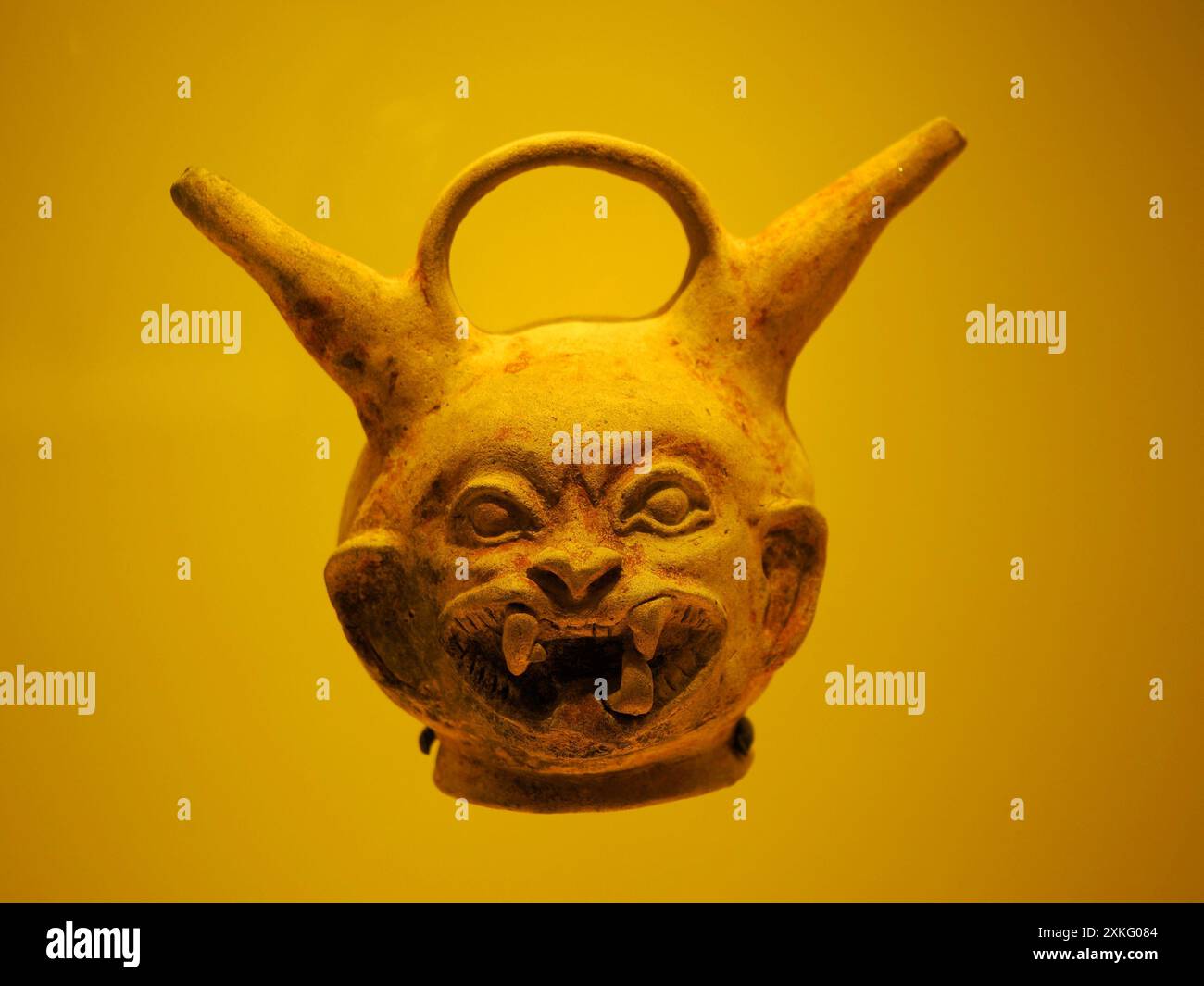 BOGOTA, COLOMBIA - JULY 3, 2024: Superb ceramic pottery on display in ...