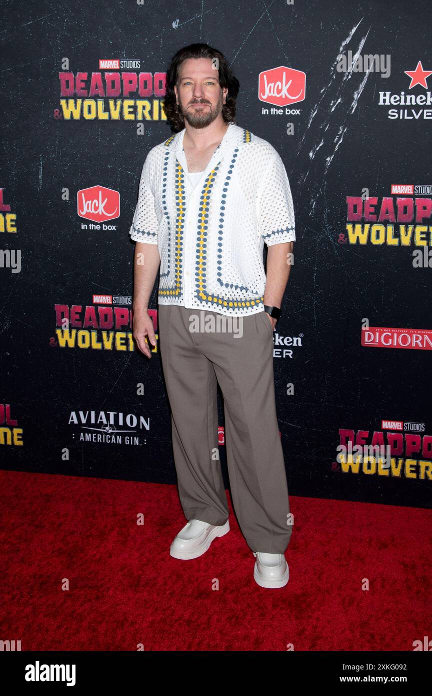 JC Chasez bei der Weltpremiere des Kinofilms Deadpool & Wolverine im ...