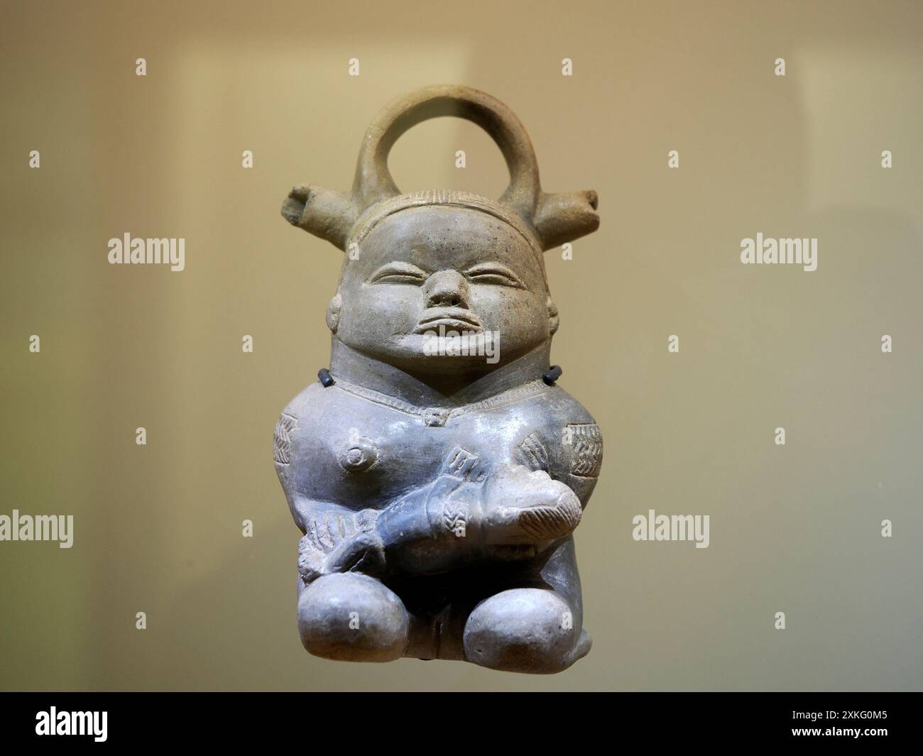 BOGOTA, COLOMBIA - JULY 3, 2024: Superb ceramic pottery on display in ...