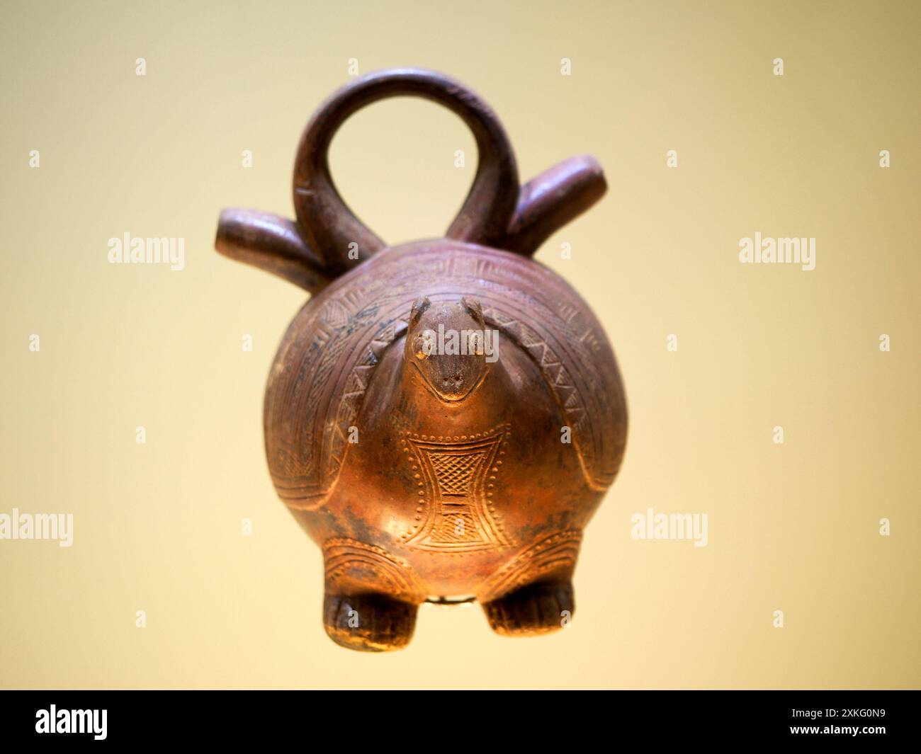 BOGOTA, COLOMBIA - JULY 3, 2024: Superb ceramic pottery on display in ...