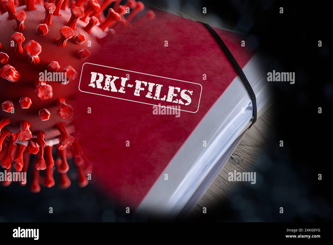 Symbolic image of RKI files: The RKI documents in connection with the ...