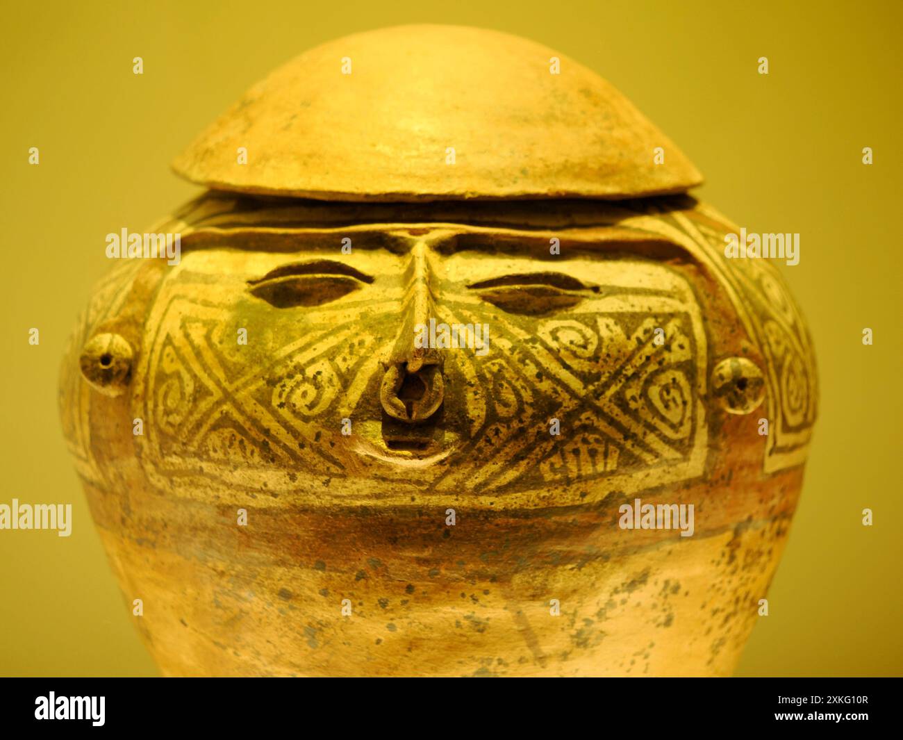 BOGOTA, COLOMBIA - JULY 3, 2024: Superb ceramic pottery on display in ...