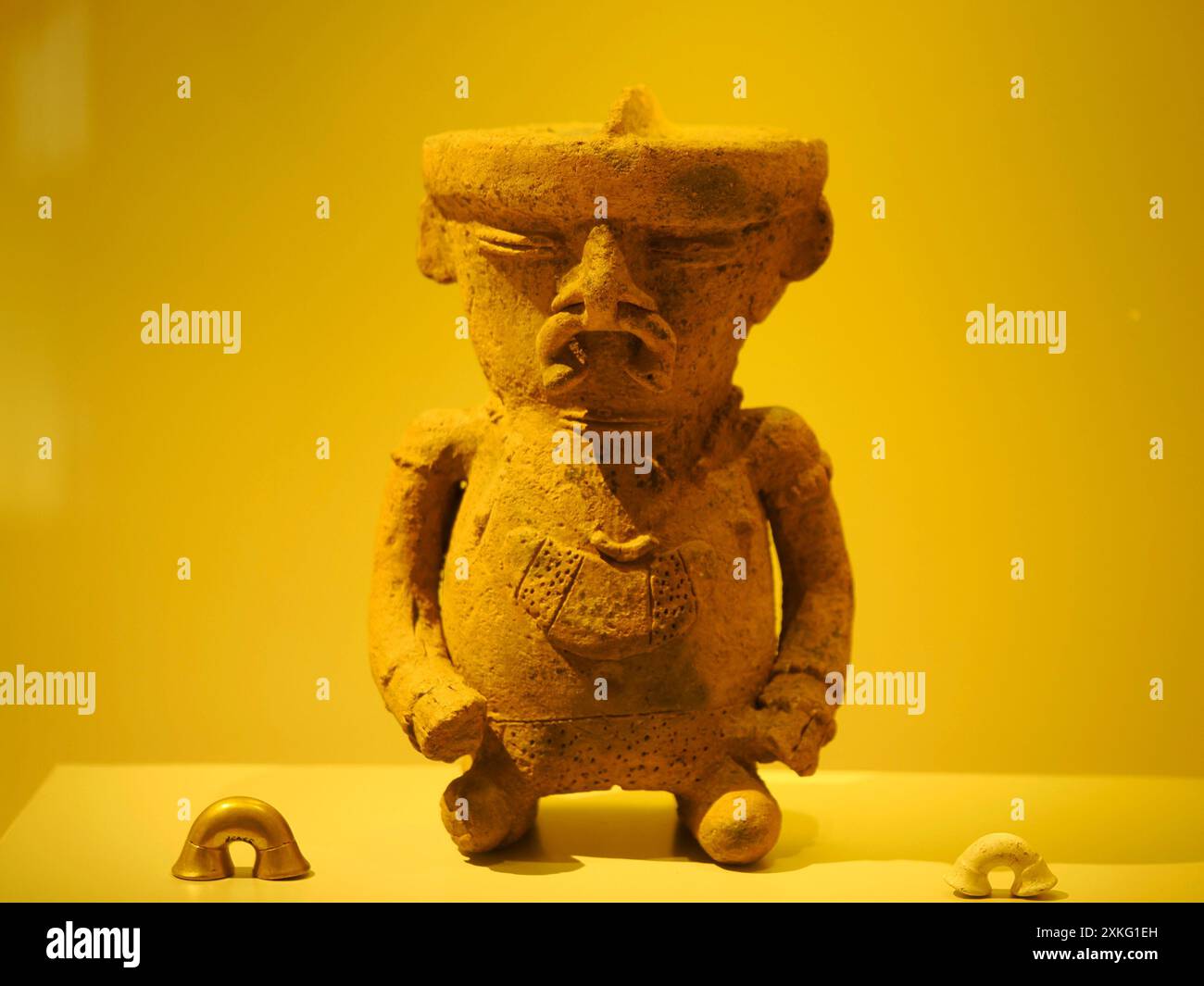 BOGOTA, COLOMBIA - JULY 3, 2024: Superb ceramic pottery on display in ...