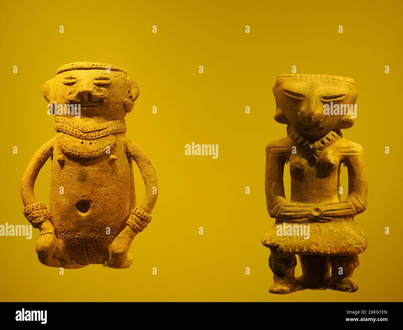 BOGOTA, COLOMBIA - JULY 3, 2024: Superb ceramic pottery on display in ...