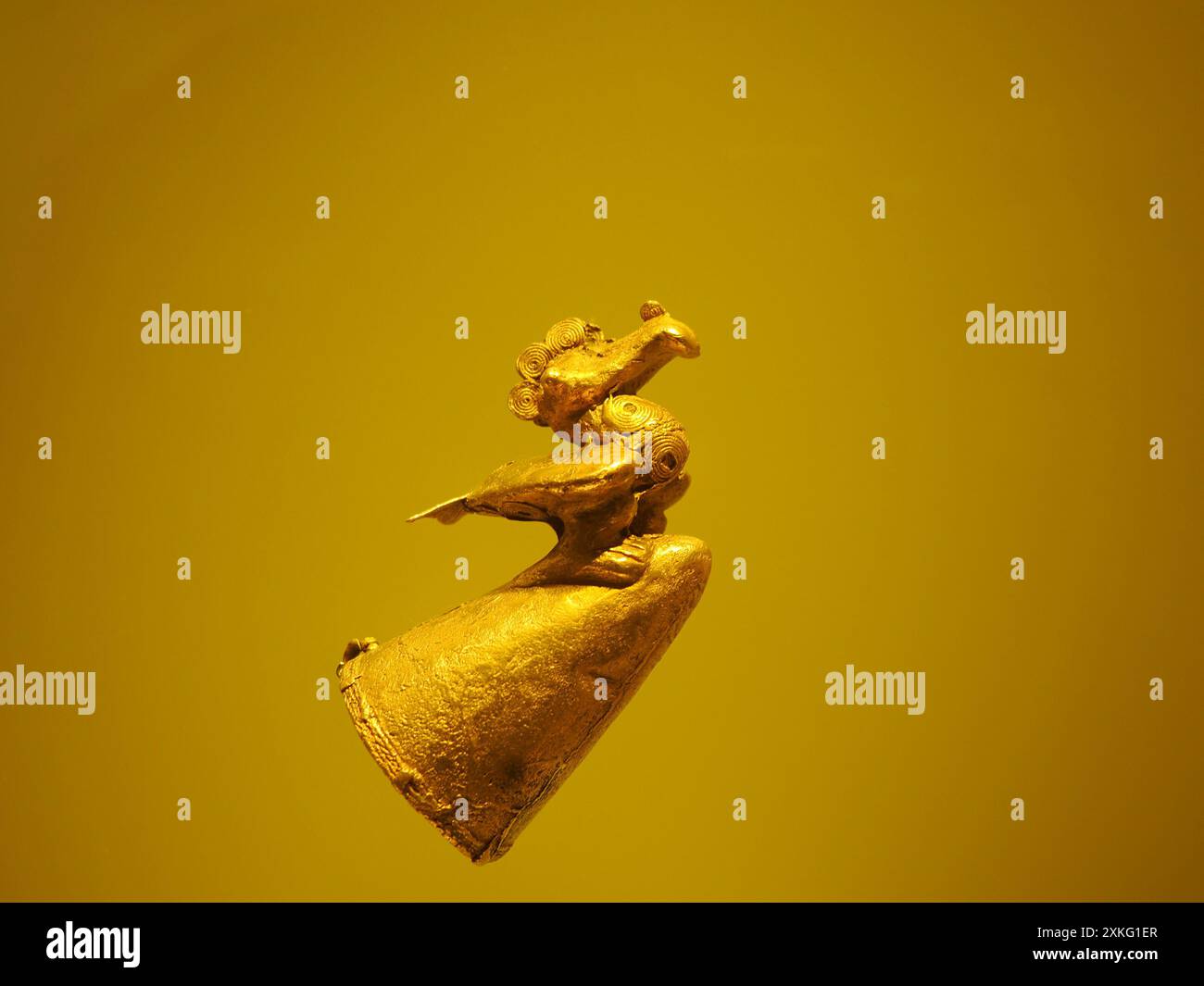 BOGOTA, COLOMBIA - JULY 3, 2024: Superb Gold artifacts on display in ...