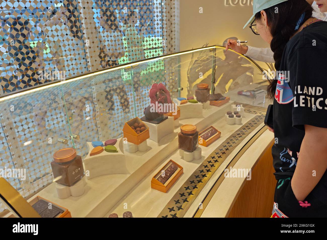 Shanghai, China. 23rd July, 2024. Visitors are shopping at Louis ...