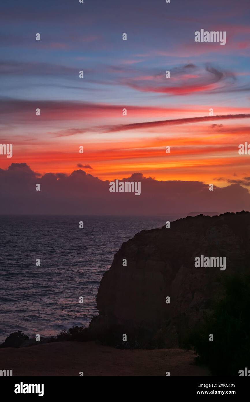 Portugal atlantic ocean sunset in hi-res stock photography and images ...