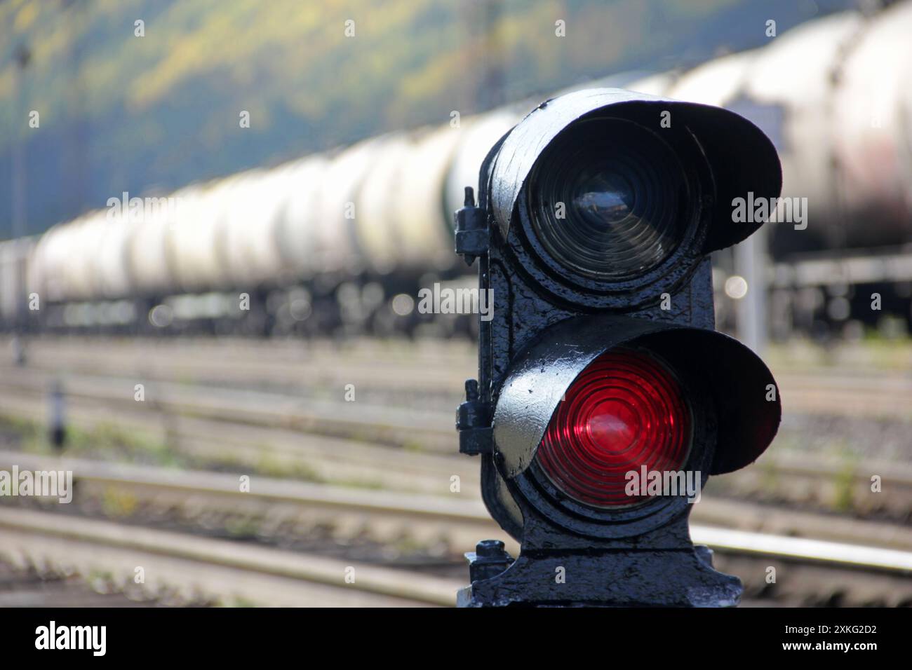 Two engine freight train hi-res stock photography and images - Alamy
