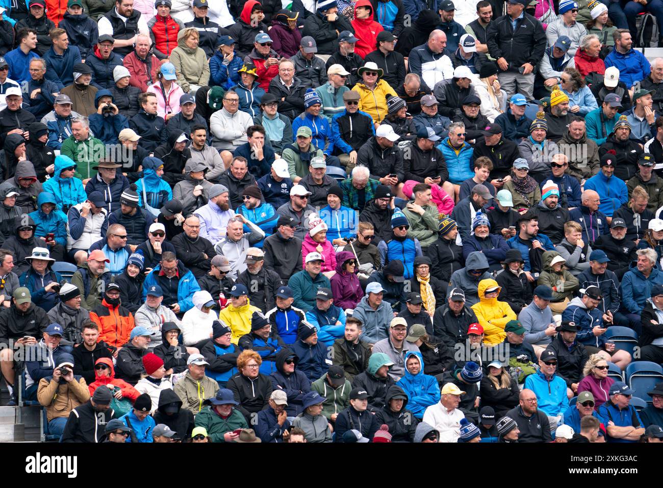 Troon, Scotland, UK. 21st July 2024. Round Four of the 152nd Open ...