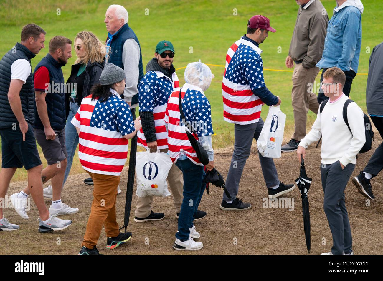 Troon, Scotland, UK. 21st July 2024. Round Four of the 152nd Open ...