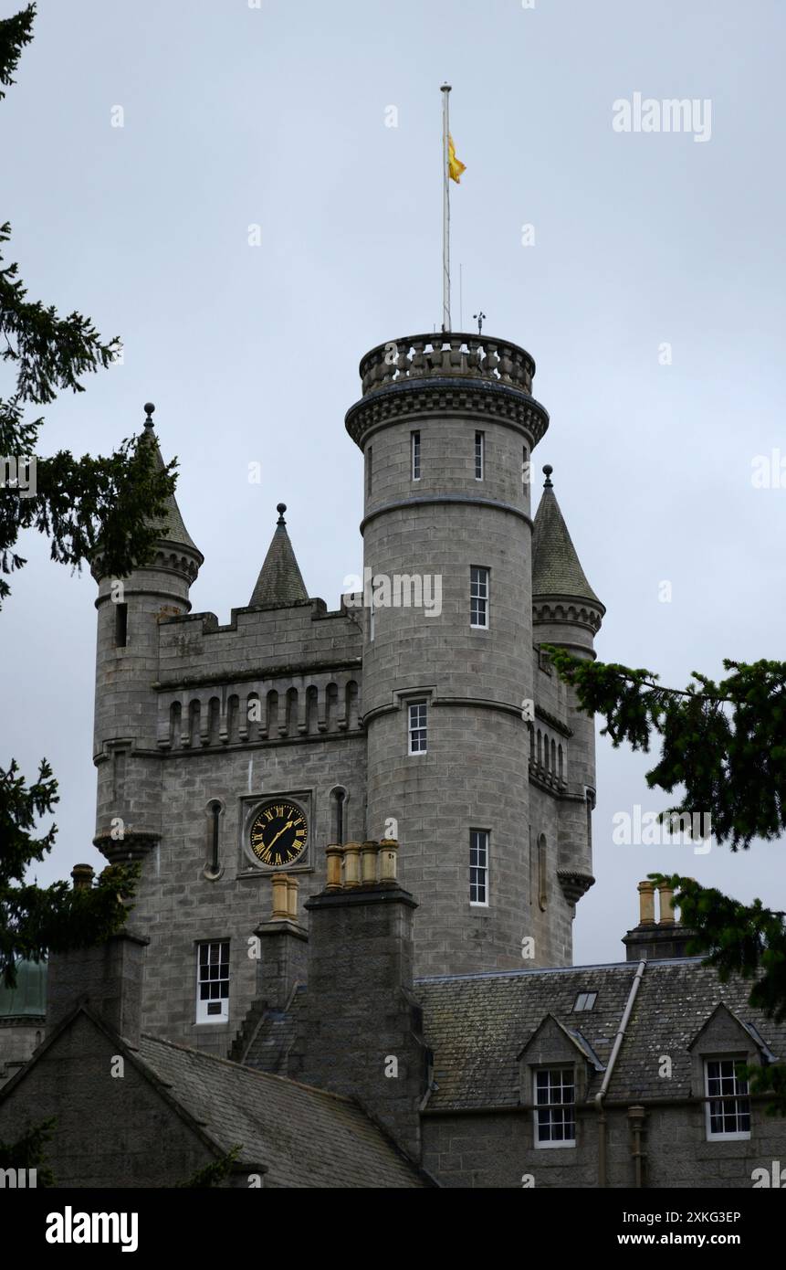 Balmoral Castle, Ballater, Scotland, United Kingdom, Europe Stock Photo ...