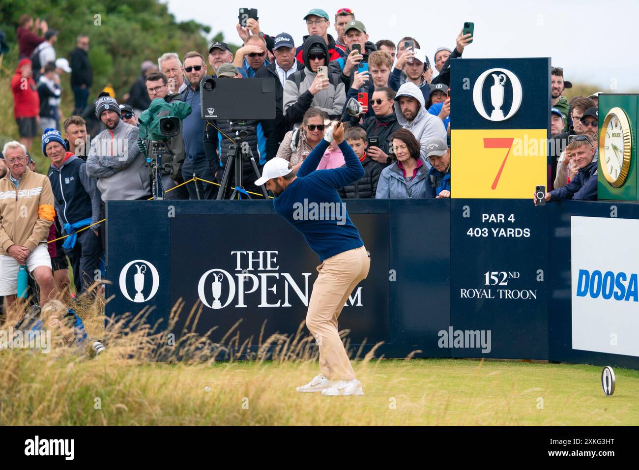 Troon, Scotland, UK. 21st July 2024. Round Four of the 152nd Open ...