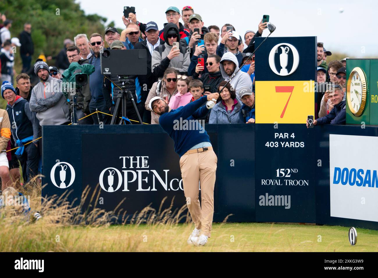 Troon, Scotland, UK. 21st July 2024. Round Four of the 152nd Open ...