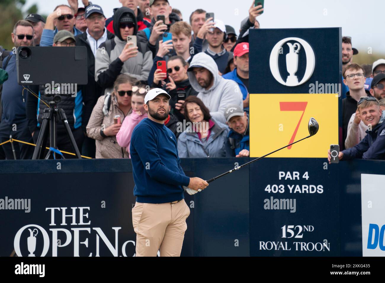 Troon, Scotland, UK. 21st July 2024. Round Four of the 152nd Open ...