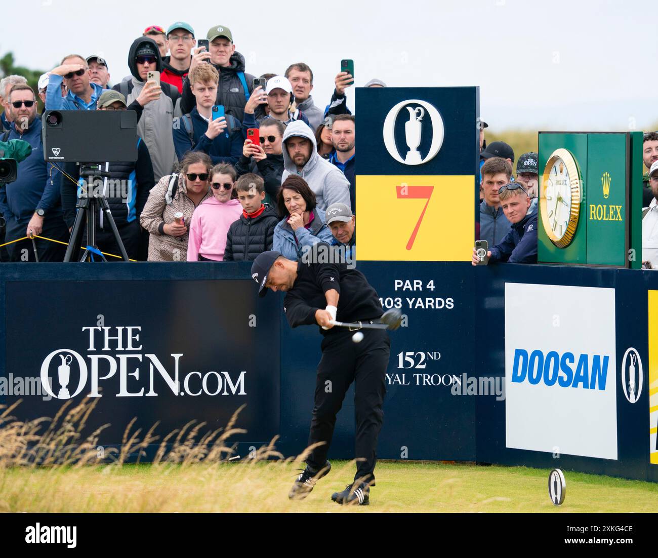 Troon, Scotland, UK. 21st July 2024. Round Four of the 152nd Open ...