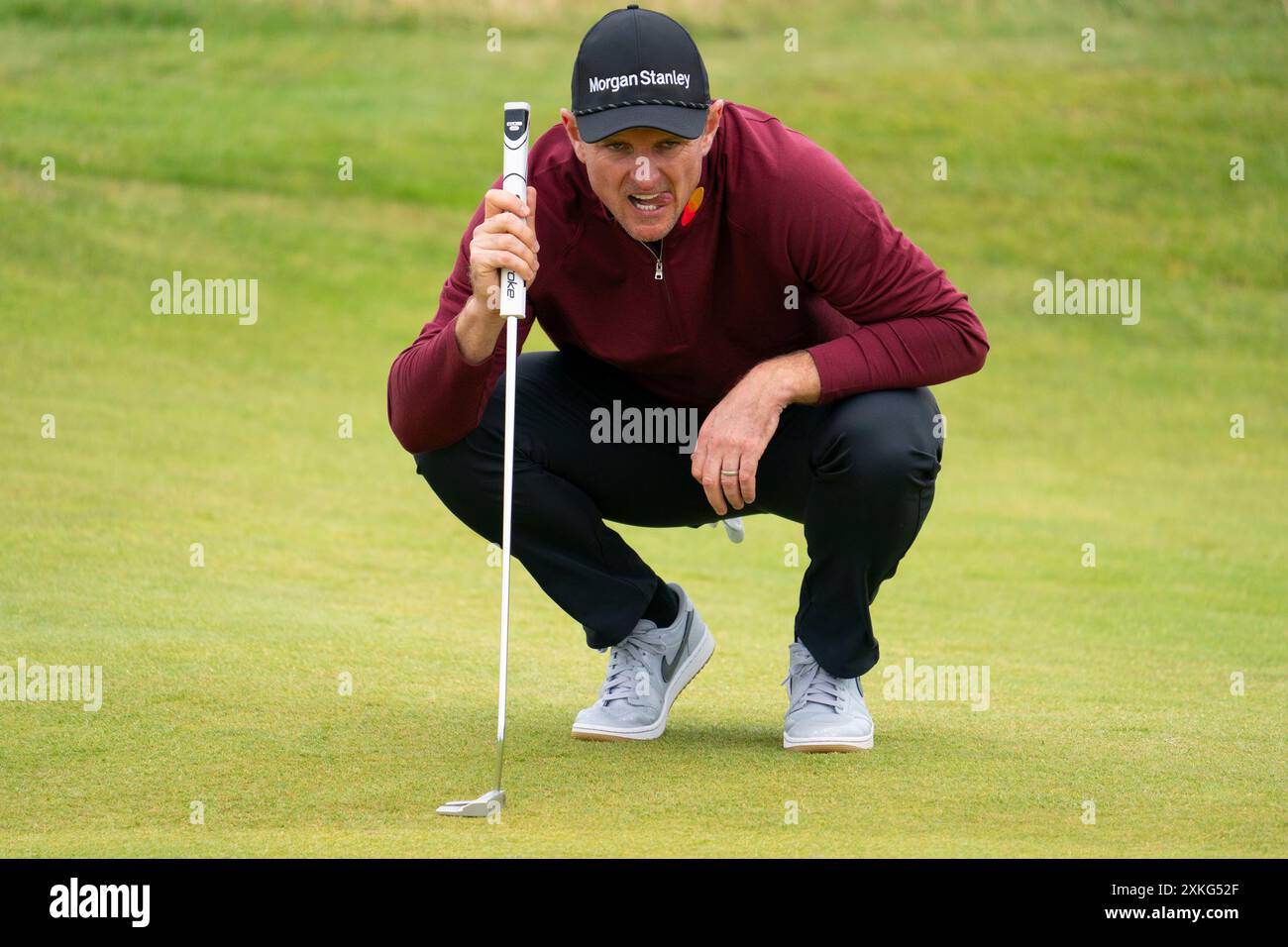 Troon, Scotland, UK. 21st July 2024. Round Four of the 152nd Open ...