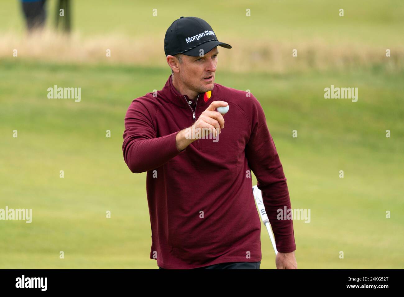 Troon, Scotland, UK. 21st July 2024. Round Four of the 152nd Open Championship being held at ...
