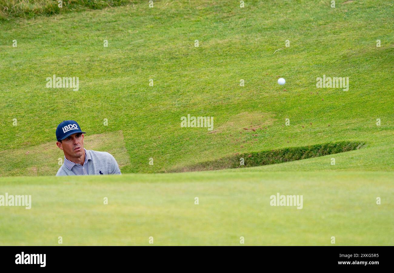 Troon, Scotland, UK. 21st July 2024. Round Four of the 152nd Open ...