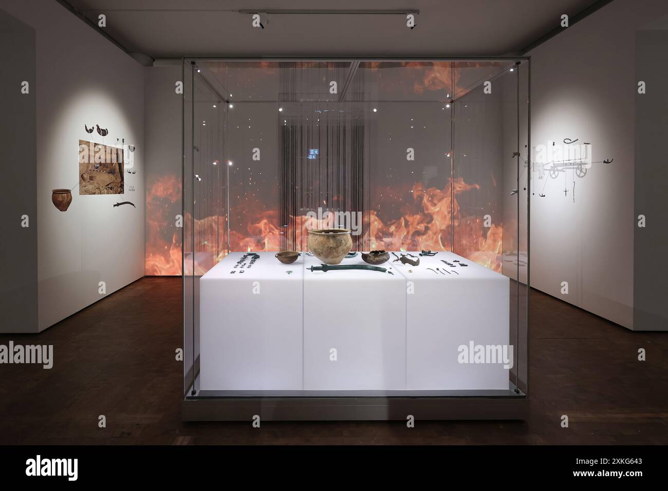 Nuremberg, Germany. 23rd July, 2024. The contents of a ceremonial tomb ...