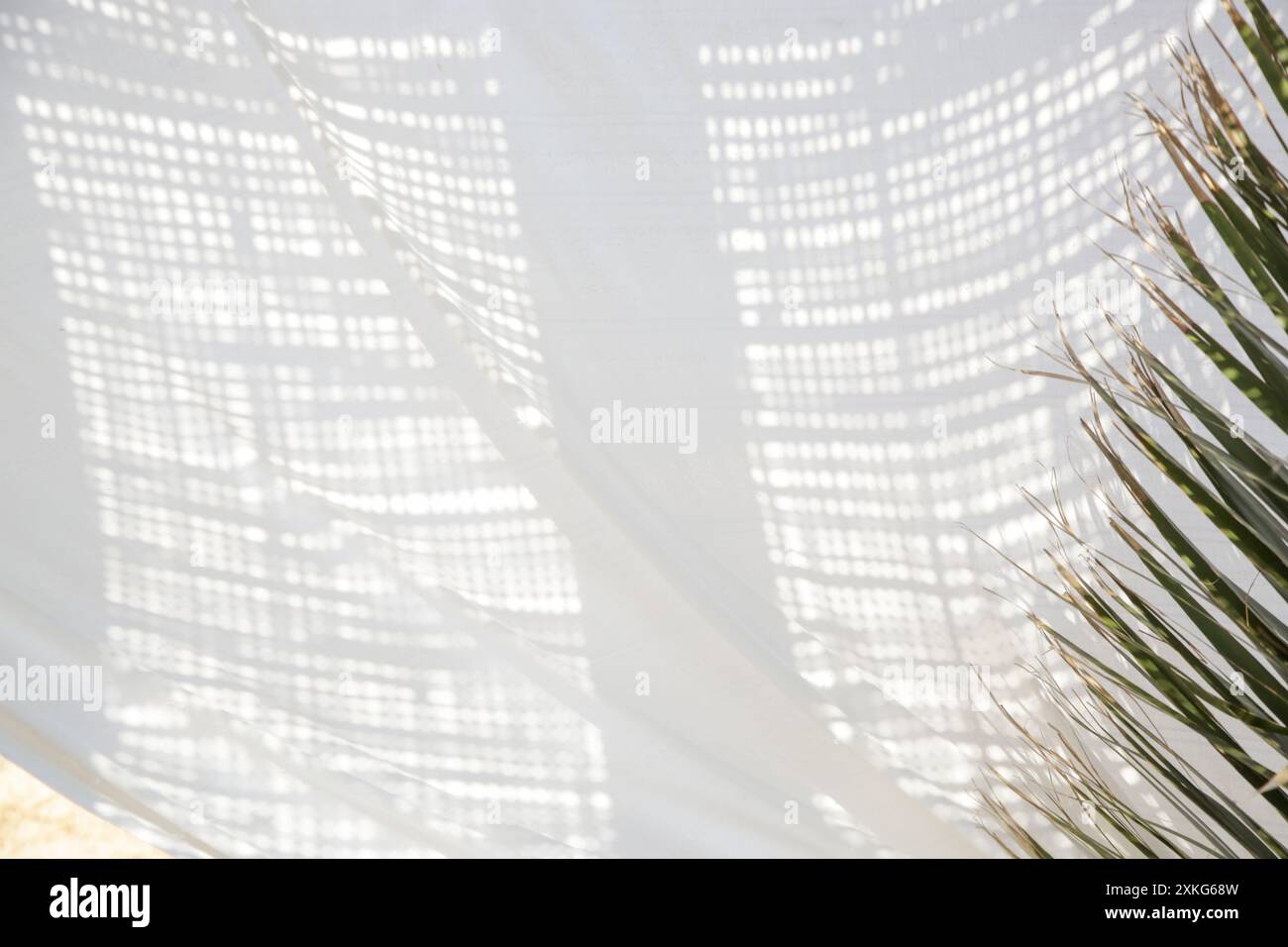 Shadow on white curtain hi-res stock photography and images - Alamy