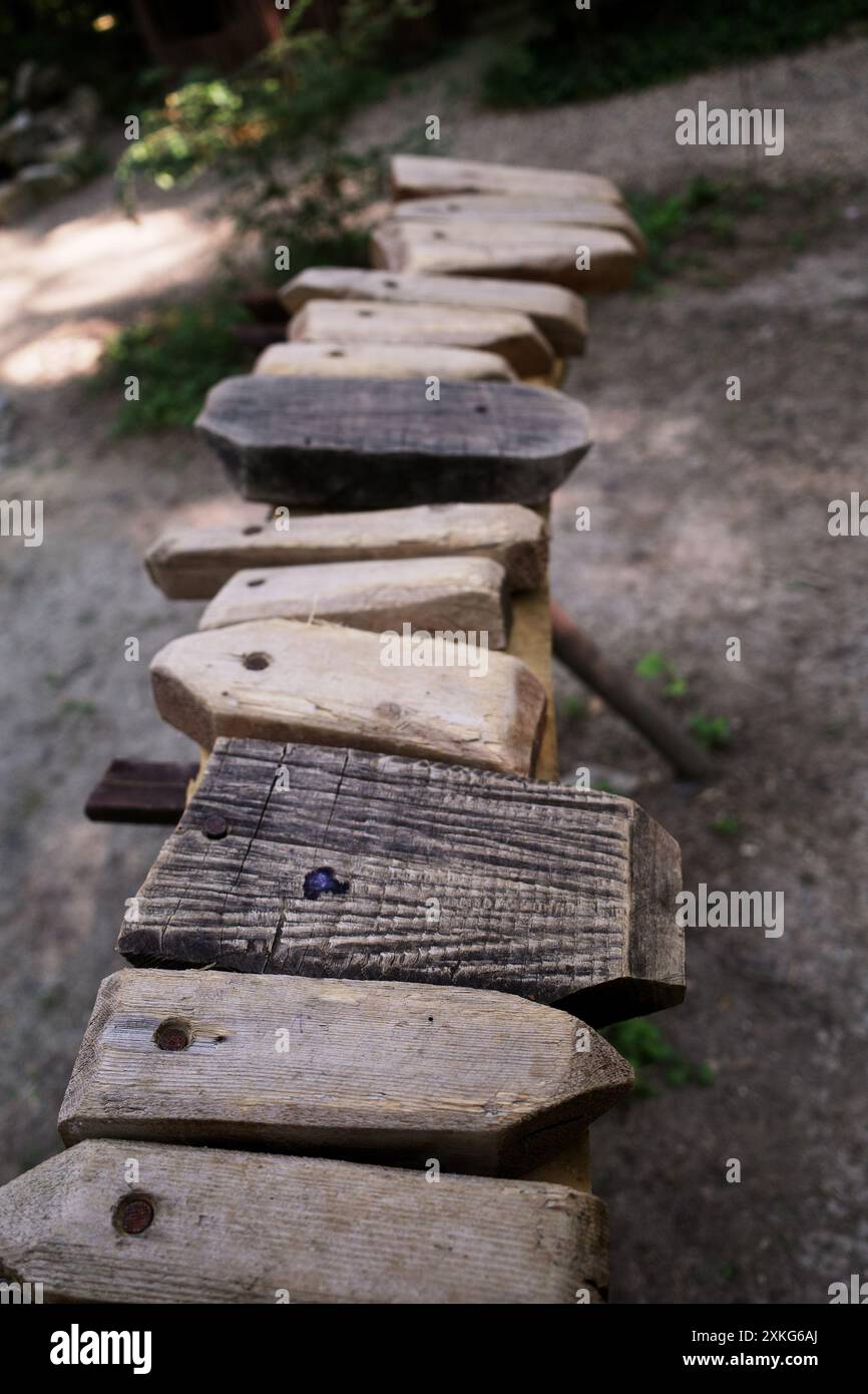 An African musical instrument xylophone made of wood. Ethnic musical ...