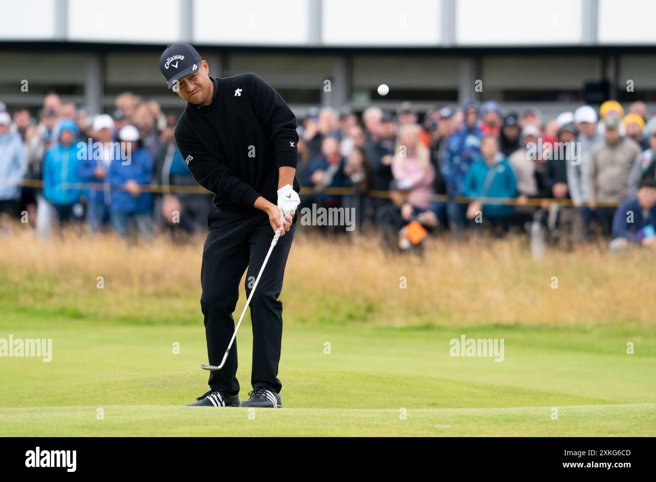 Troon, Scotland, UK. 21st July 2024. Round Four of the 152nd Open Championship being held at ...