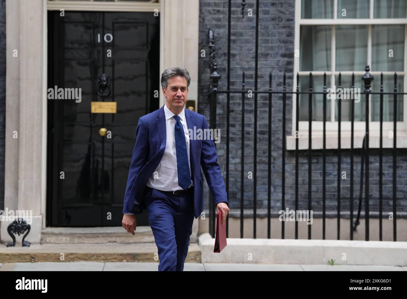 Net Zero Secretary Ed Miliband leaving Downing Street, London, after a ...