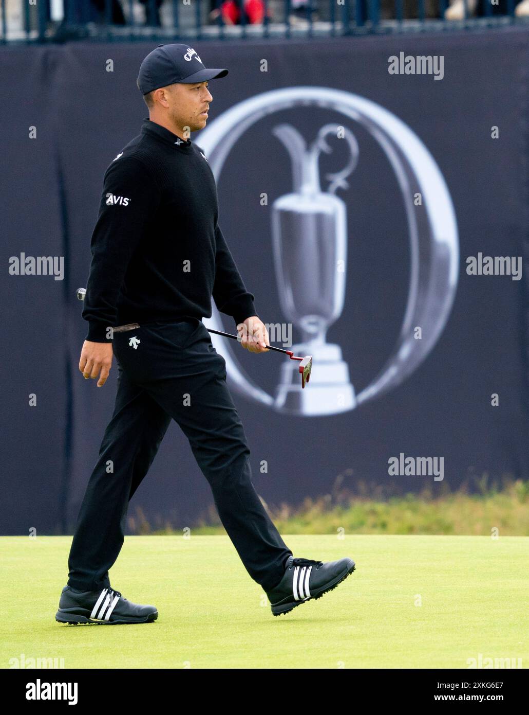 Troon, Scotland, UK. 21st July 2024. Round Four of the 152nd Open Championship being held at ...