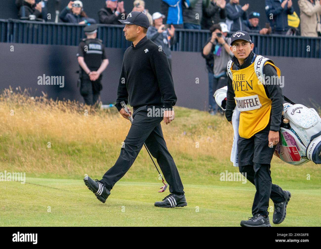 Troon, Scotland, UK. 21st July 2024. Round Four of the 152nd Open Championship being held at ...