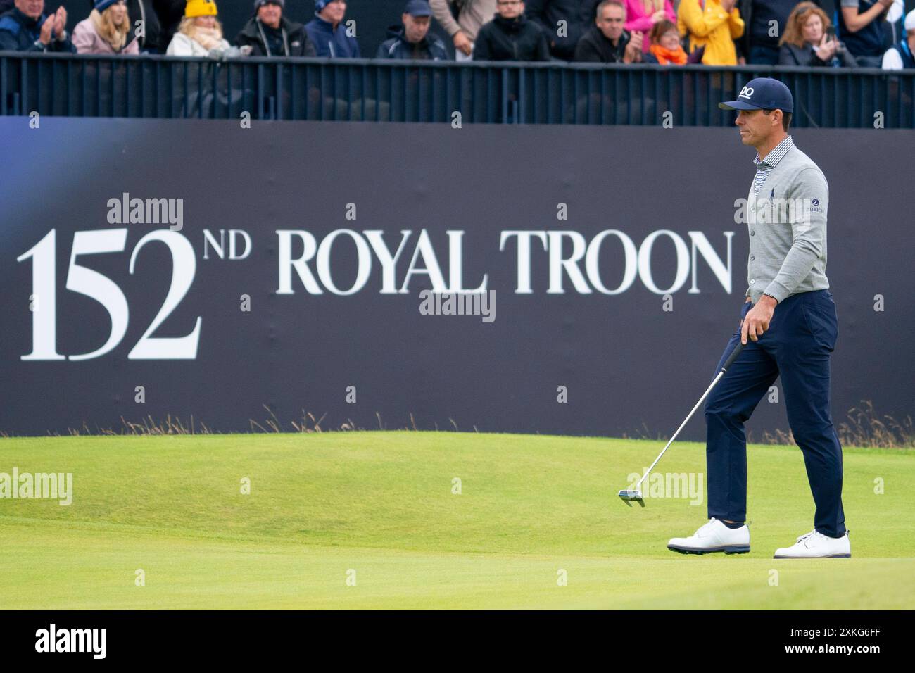 Troon, Scotland, UK. 21st July 2024. Round Four of the 152nd Open Championship being held at ...