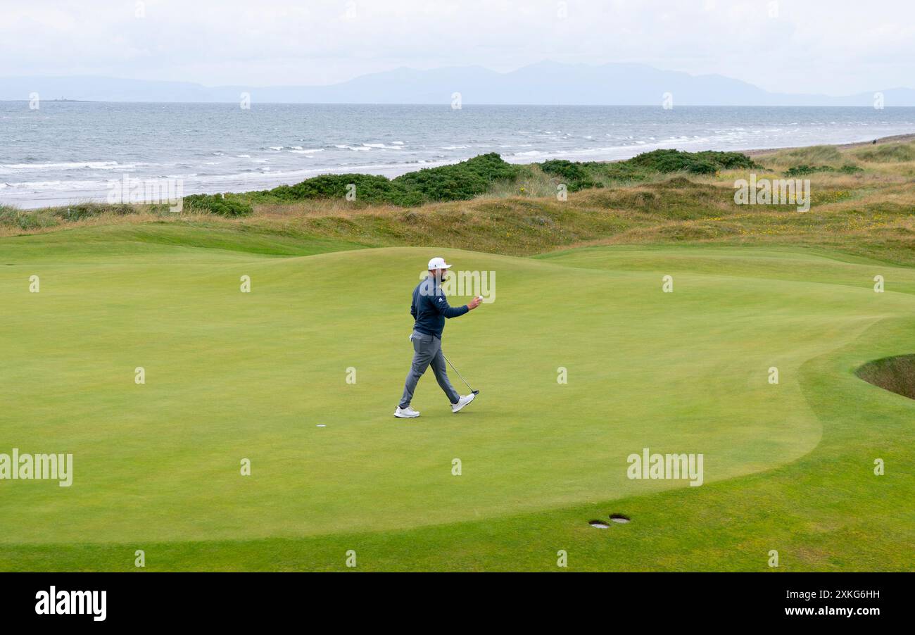 Troon, Scotland, UK. 21st July 2024. Round Four of the 152nd Open ...
