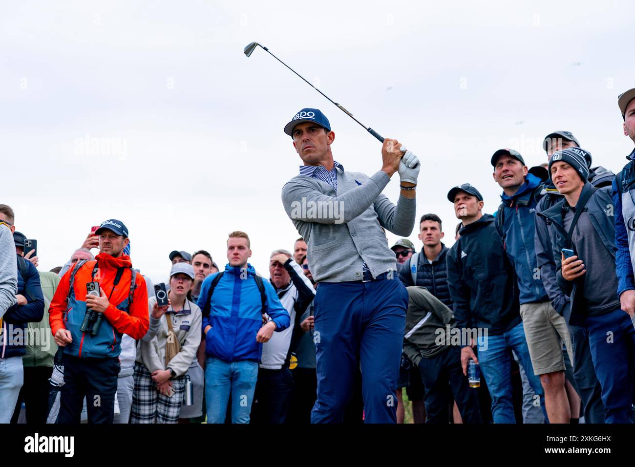 Troon, Scotland, UK. 21st July 2024. Round Four of the 152nd Open Championship being held at ...