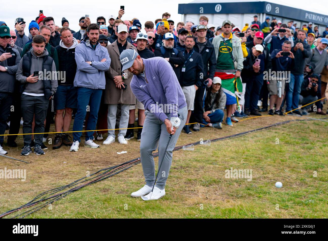 Troon, Scotland, UK. 21st July 2024. Round Four of the 152nd Open ...