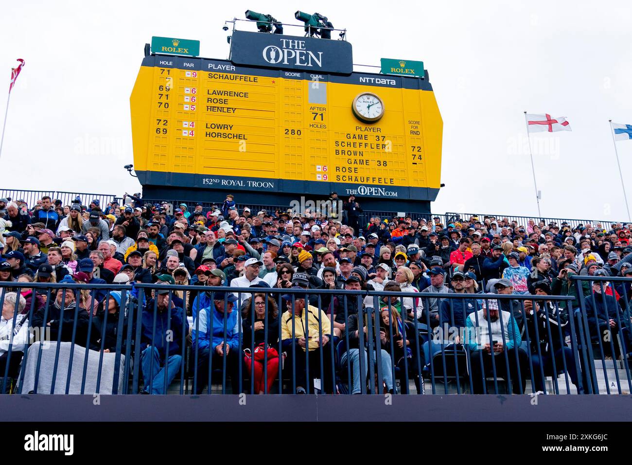 Troon, Scotland, UK. 21st July 2024. Round Four of the 152nd Open ...