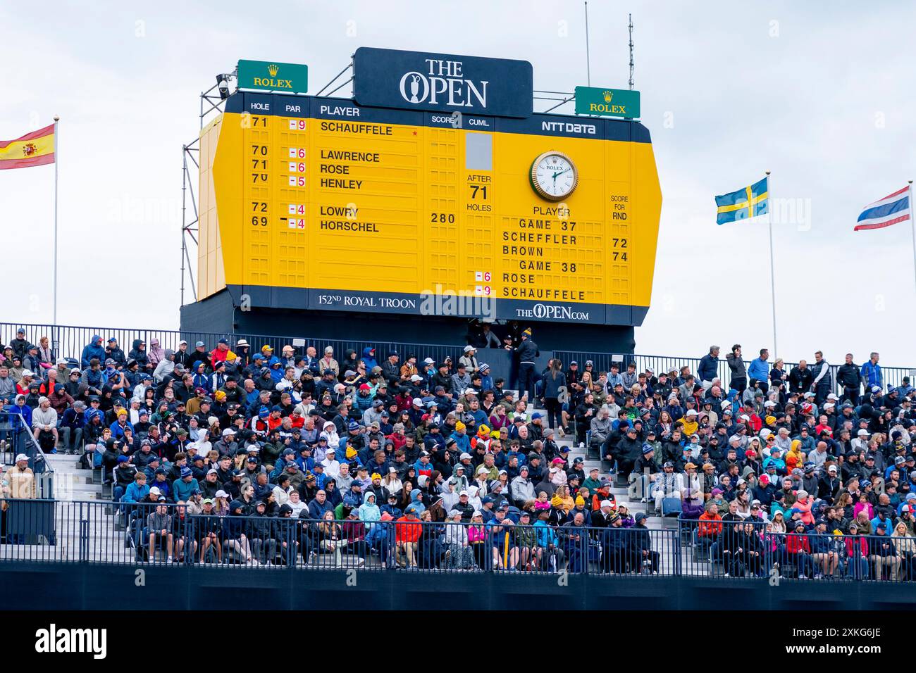 Troon, Scotland, UK. 21st July 2024. Round Four of the 152nd Open ...
