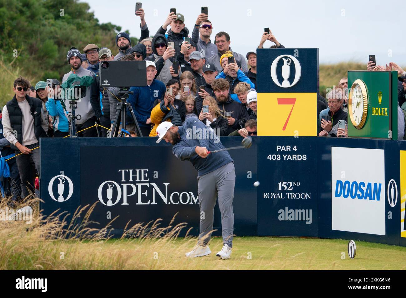 Troon, Scotland, UK. 21st July 2024. Round Four of the 152nd Open ...
