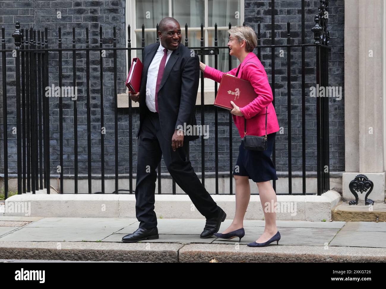 Foreign Secretary David Lammy (left) and Home Secretary Yvette Cooper ...